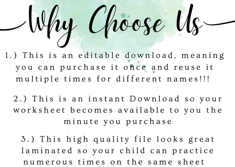 Custom Name Tracing Worksheet, Personalized Handwriting Practice ...