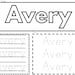 Name Tracing Worksheet - Etsy