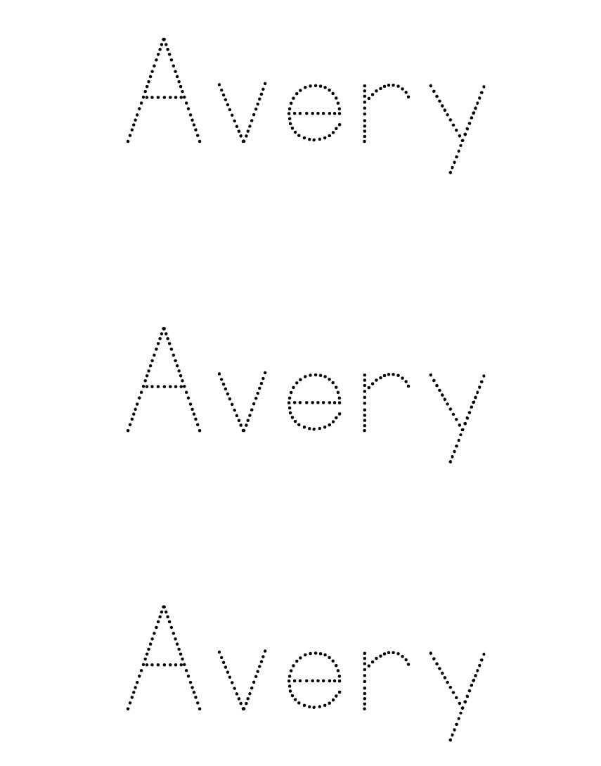 Custom Name Tracing Sheets, First and Last Name Practice, Name Tracing ...