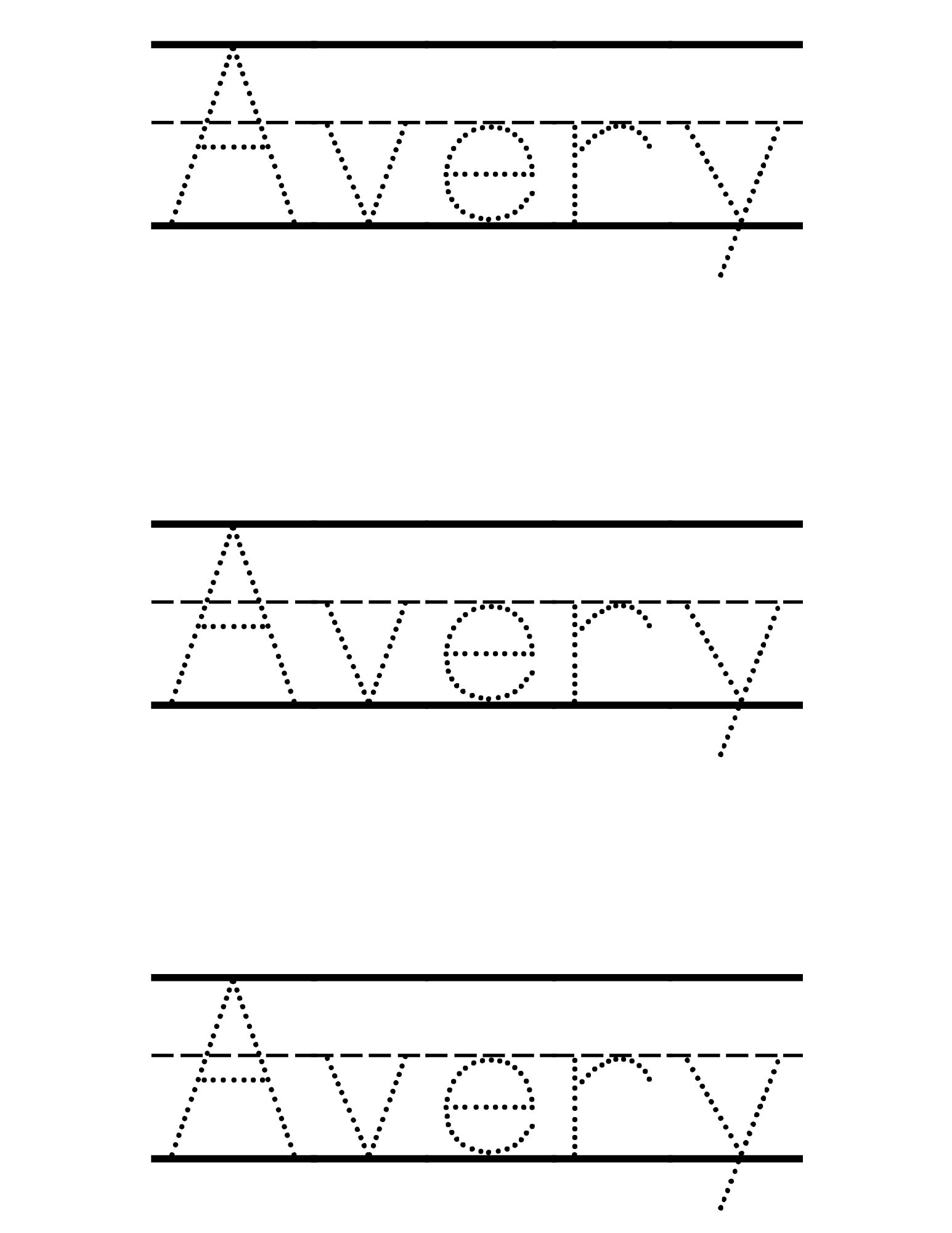 Custom Name Tracing Sheet, Personalized Handwriting Worksheet, Name ...