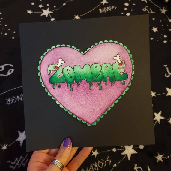 Zombae Print - Etsy