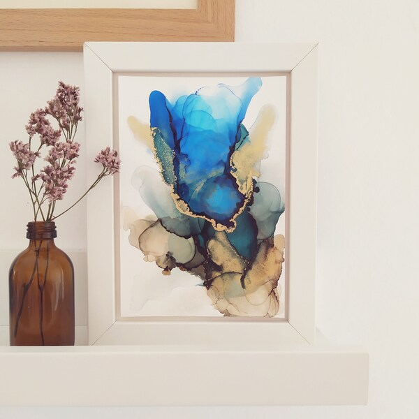 Alcohol Ink Peacock - Etsy