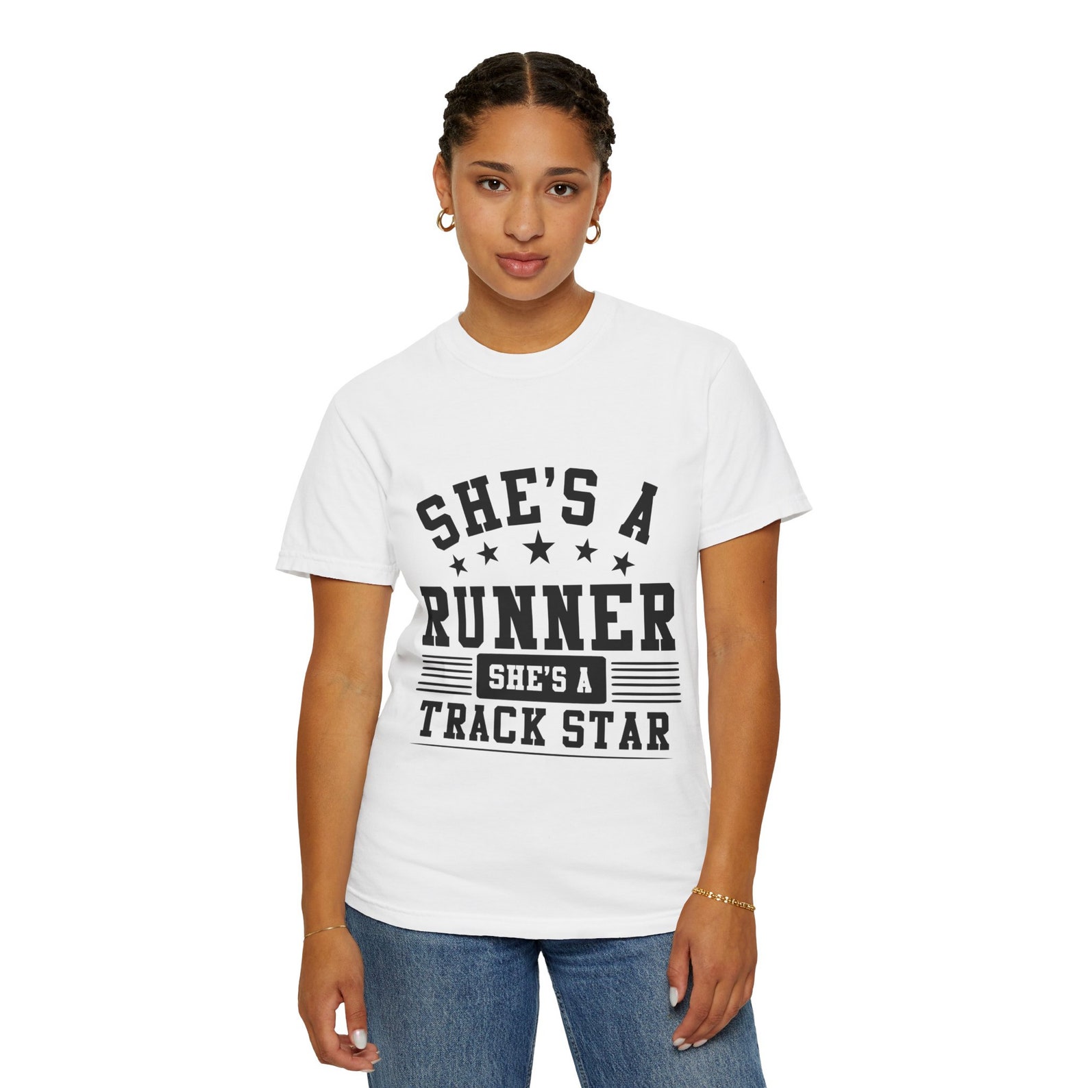 She's a Runner She's a Track Star Svg Png - Etsy