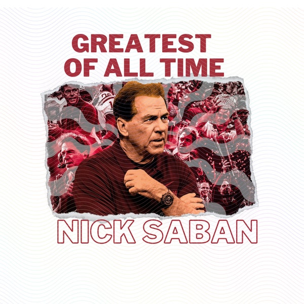 Nick Saban - Etsy