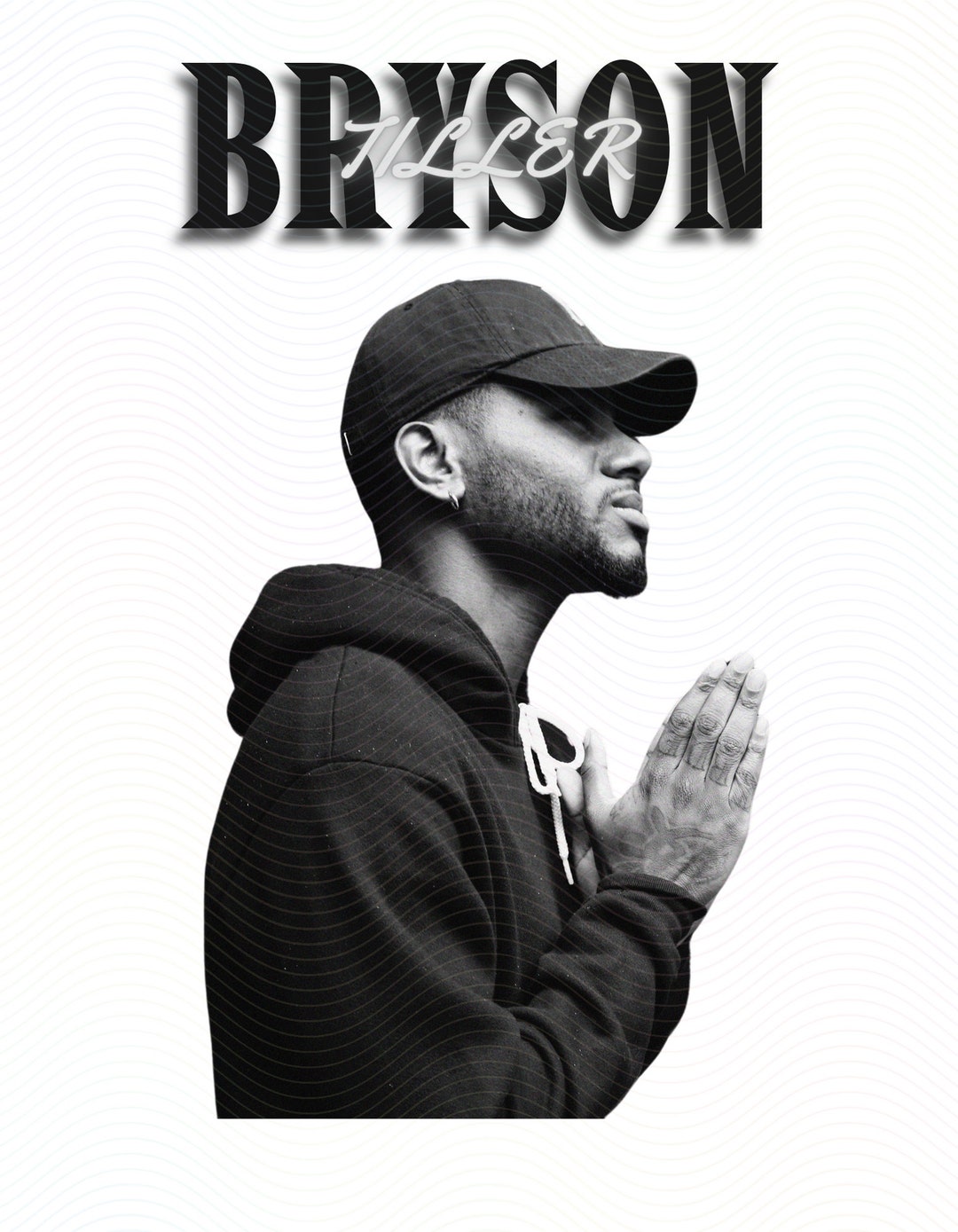 Bryson Tiller PNG Instant Digital Download Bryson Tiller Inspired ...