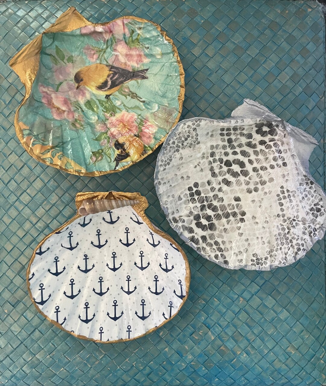 Custom Decoupage Shell - Etsy