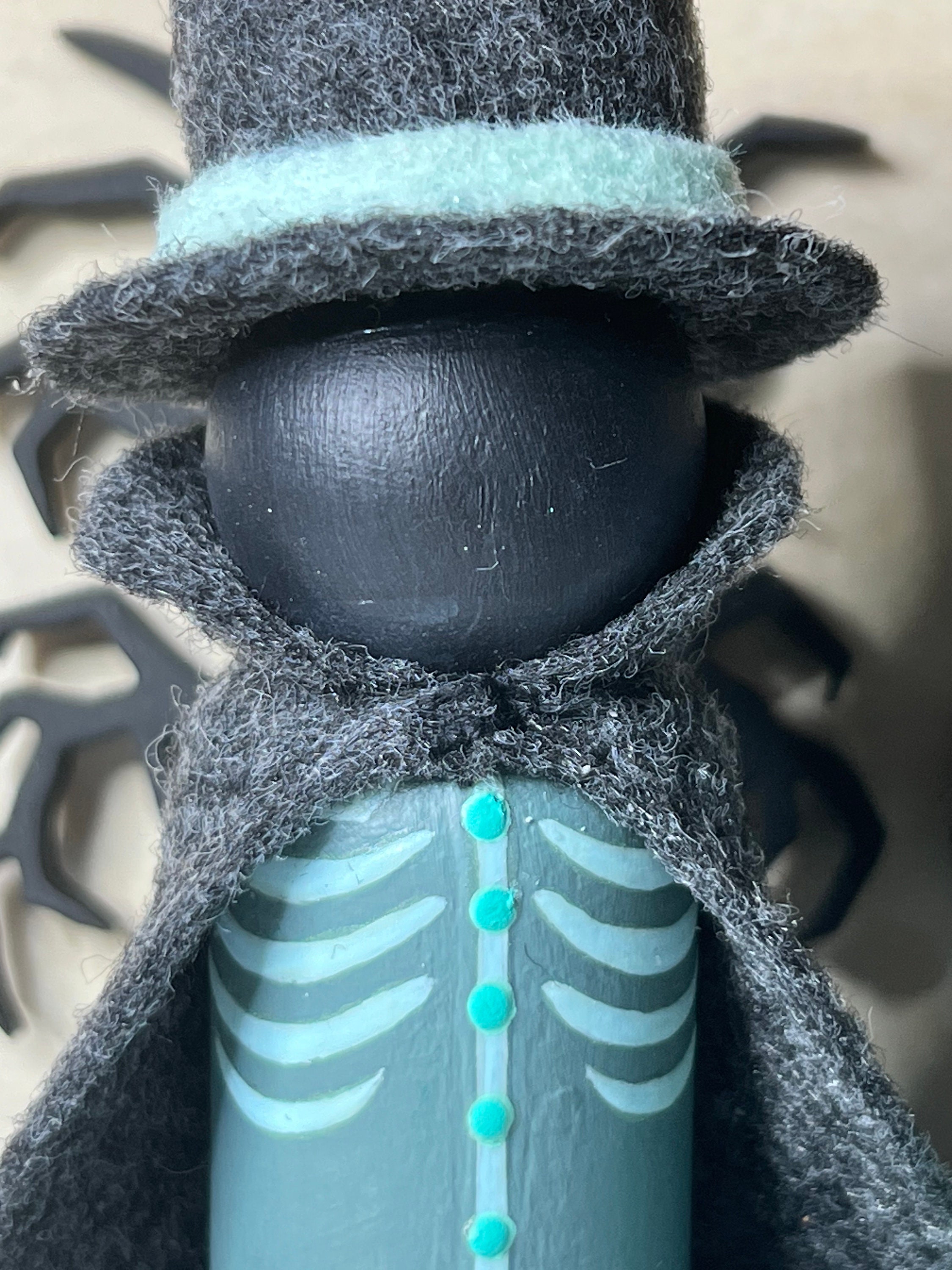 Haunted Mansion Hat Box Ghost Peg Doll - Etsy