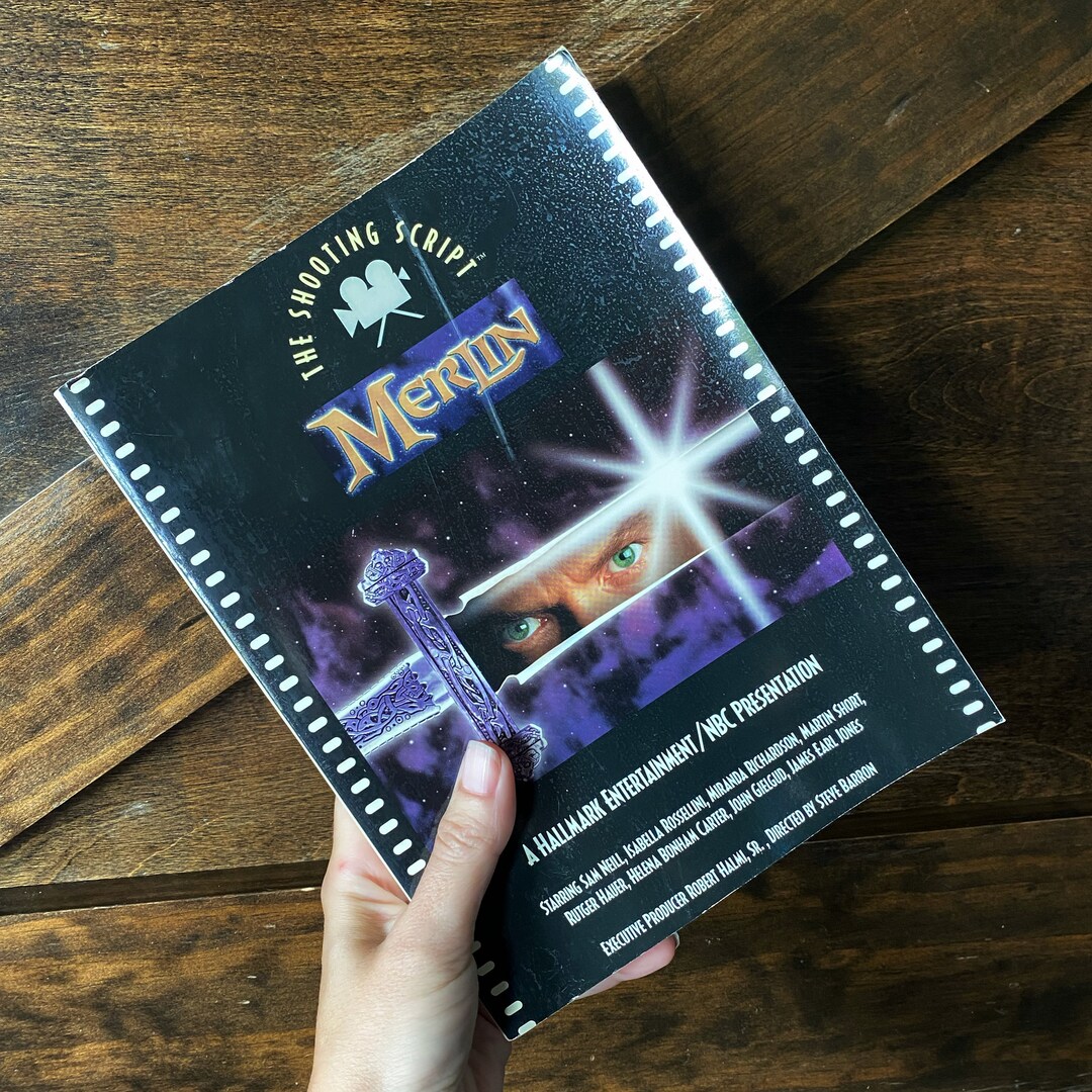 Merlin, the Shooting Script, Copyright 1998, Movie Photos - Etsy