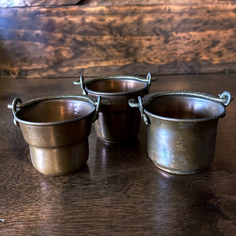 Vintage Mini Copper Buckets Small Incense Burner Mini Smudge - Etsy UK