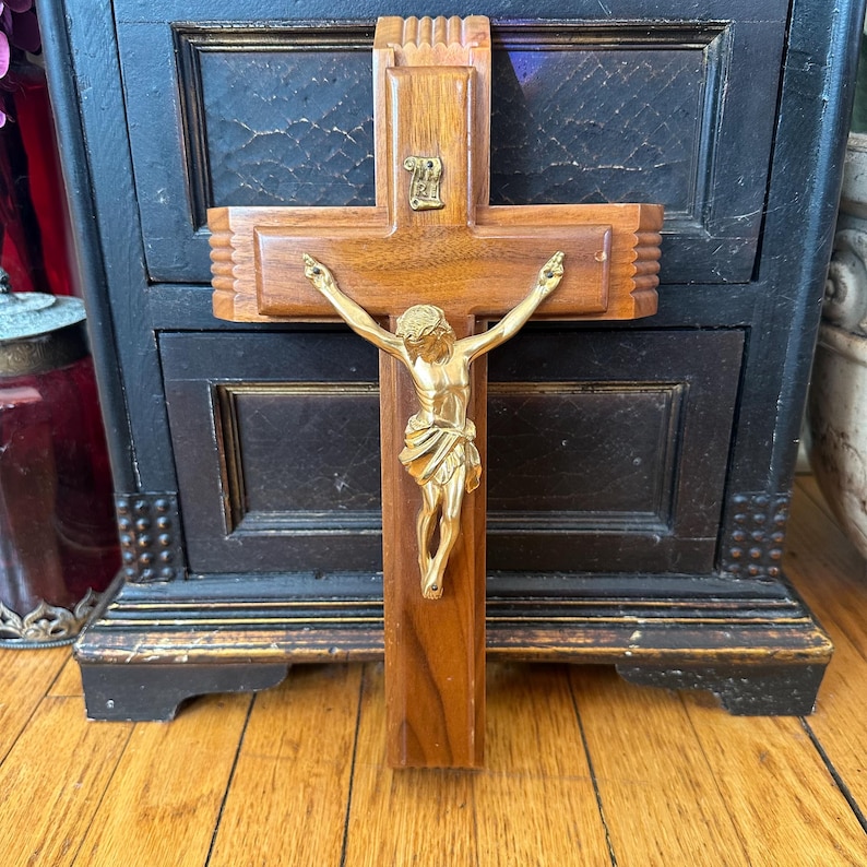 Vintage Catholic Sick Call Set Crucifix Last Rites Travel Altar Holy ...