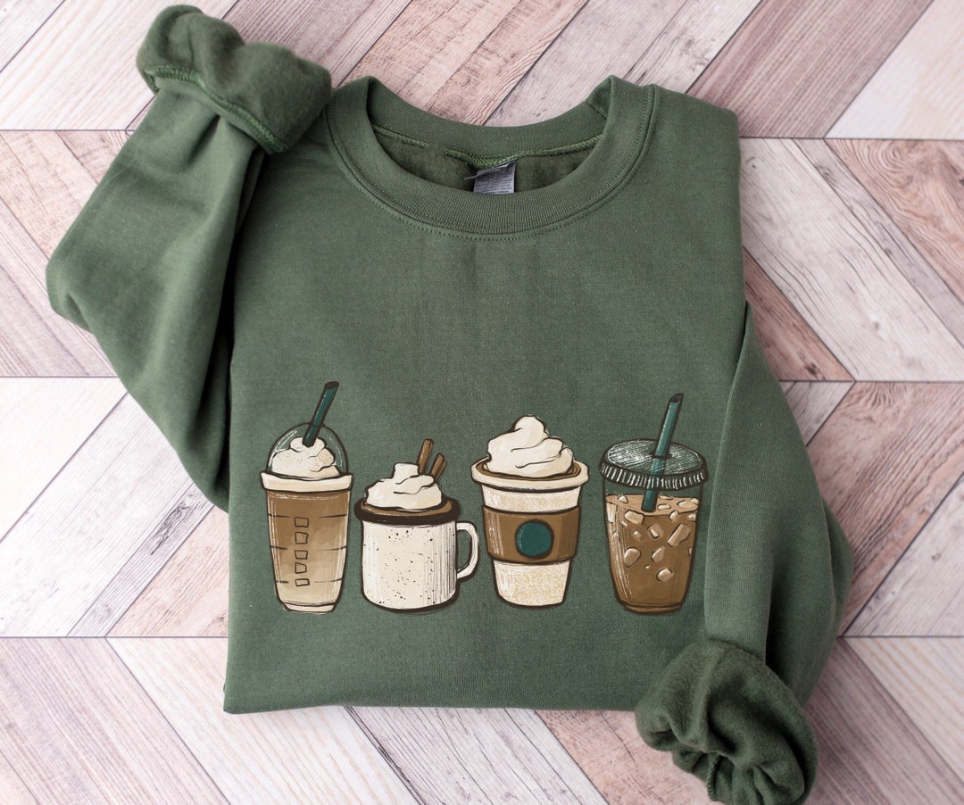 Coffee Lover Sweatshirt: Unisex Caffeine Addict Sweater - Etsy