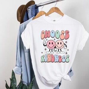 Choose Kindness Comfort Colors Tee: Positive Affirmation Shirt - Etsy
