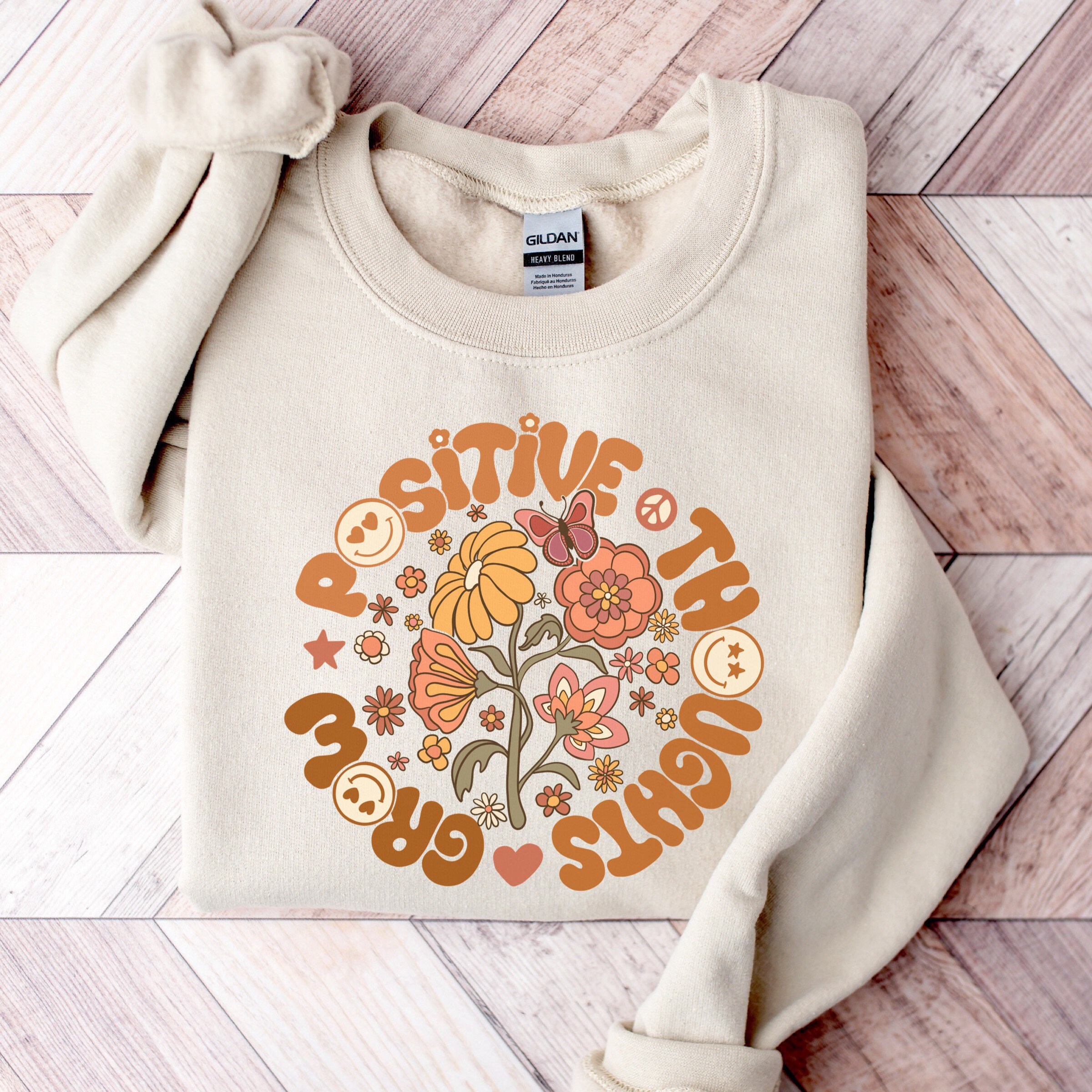 Growth Mindset Shirt, Grow Positive Thoughts Sweatshirt, Positive ...