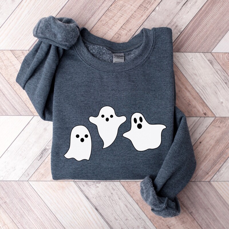 Women Ghost Sweatshirt - Etsy