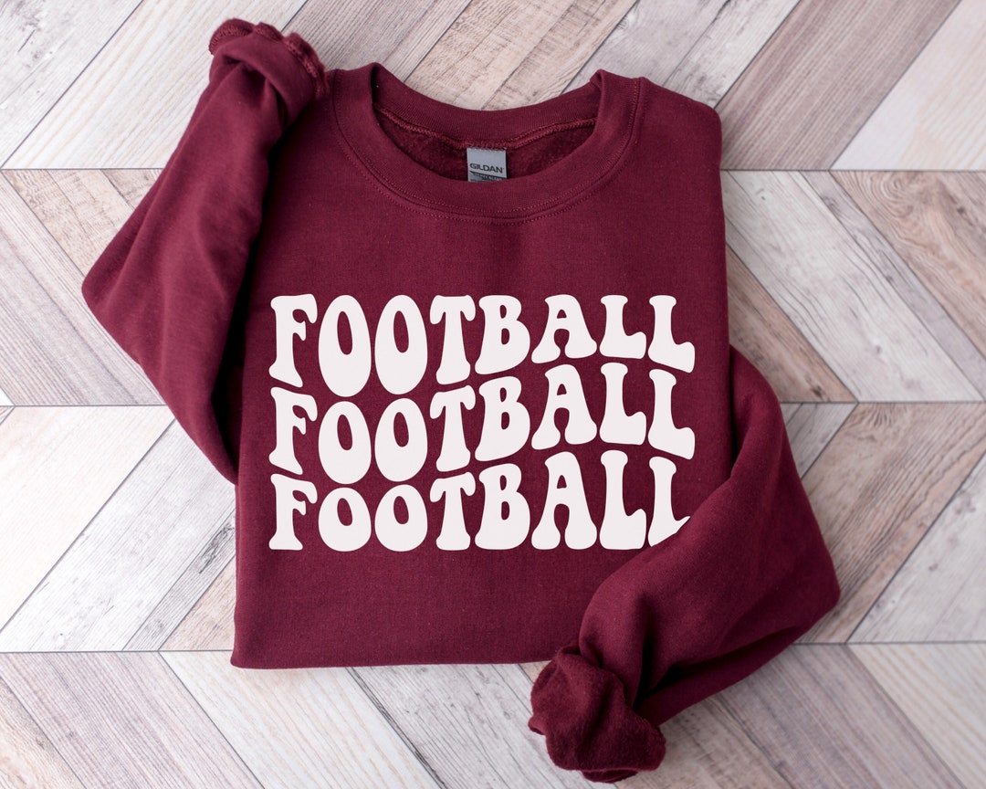 Football Sweatshirt, Football Mom Sweatshirt, Retro Football Shirt ...