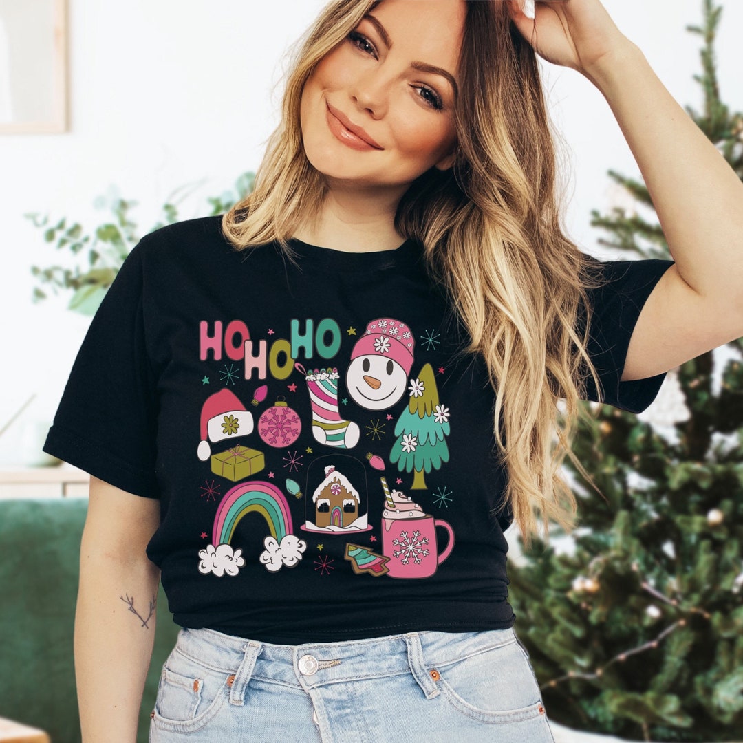 Christmas Doodles Shirt, Cute Christmas Shirt, Christmas Favorite Tee ...