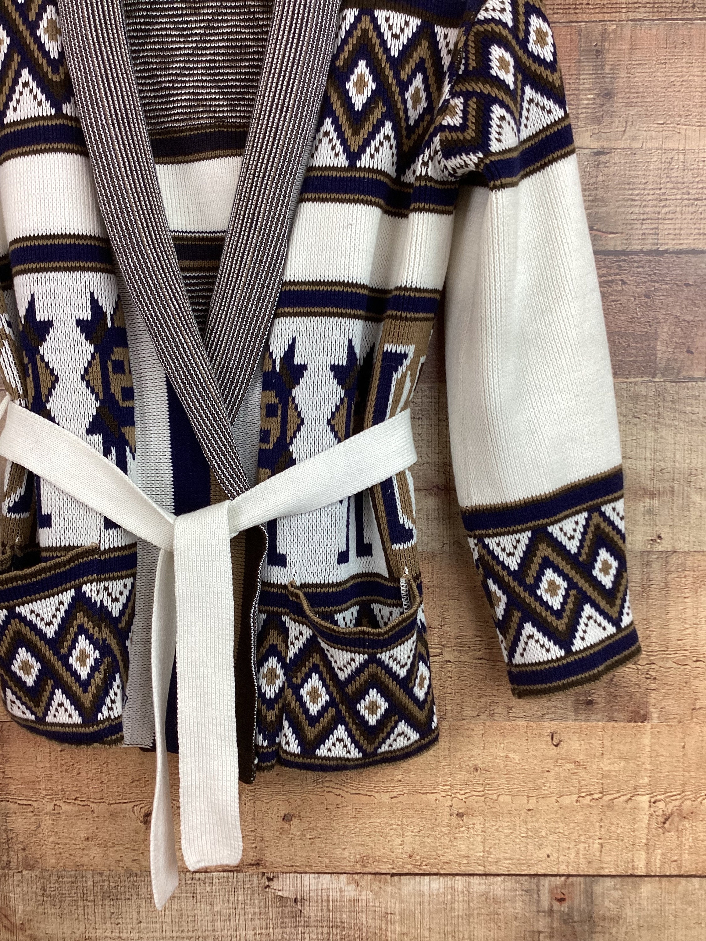 Vintage 1970s SOUTHWESTERN NATIVE AMERICN Design Boho Wrap Sweater - Etsy