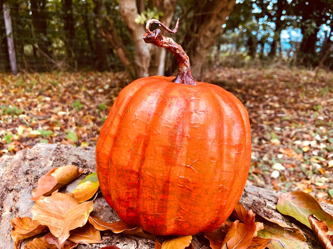 Large Handmade Pumpkin Pumpkin Decor Thanksgiving Decor Centre Decor ...