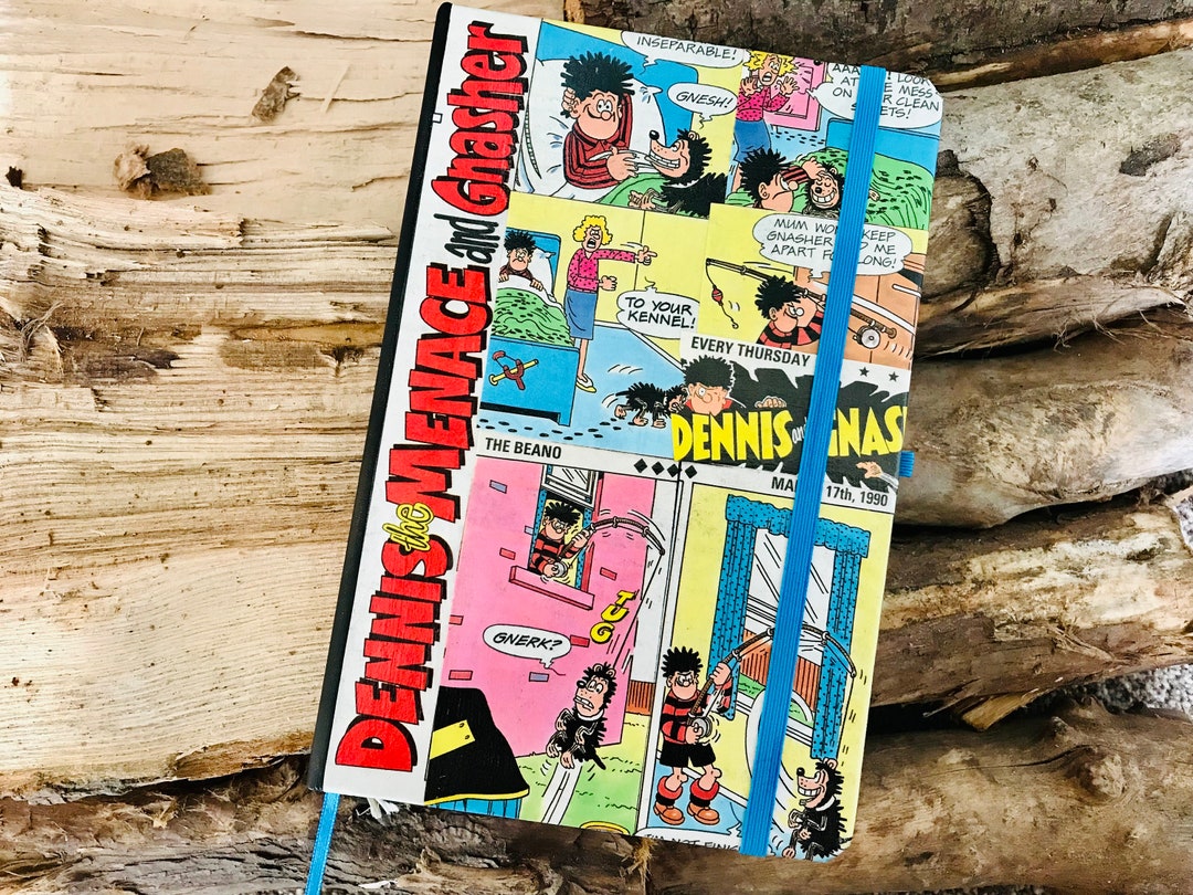 A5 Comic Style Notebook | Vintage Comic Cover Notebook | Lined Notebook ...