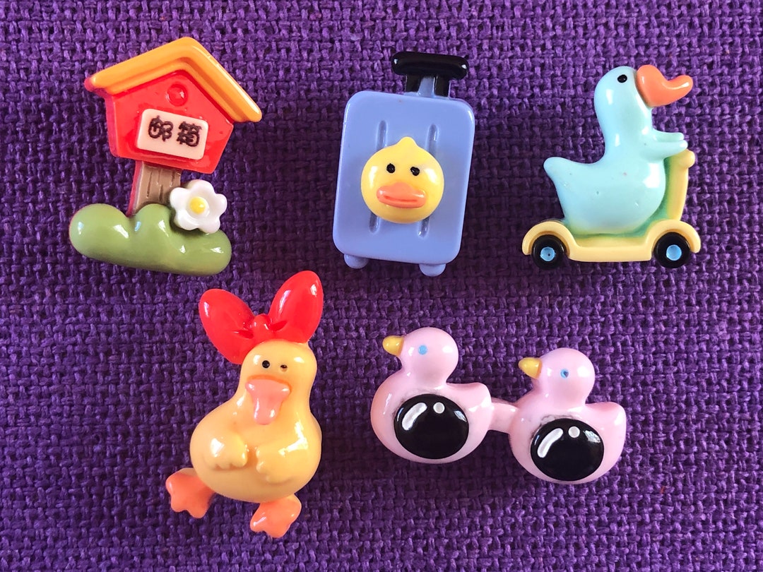 Kawaii Duck Shaped Push Pins Push Pins Animal Tacks Cork Board Pin Cork ...