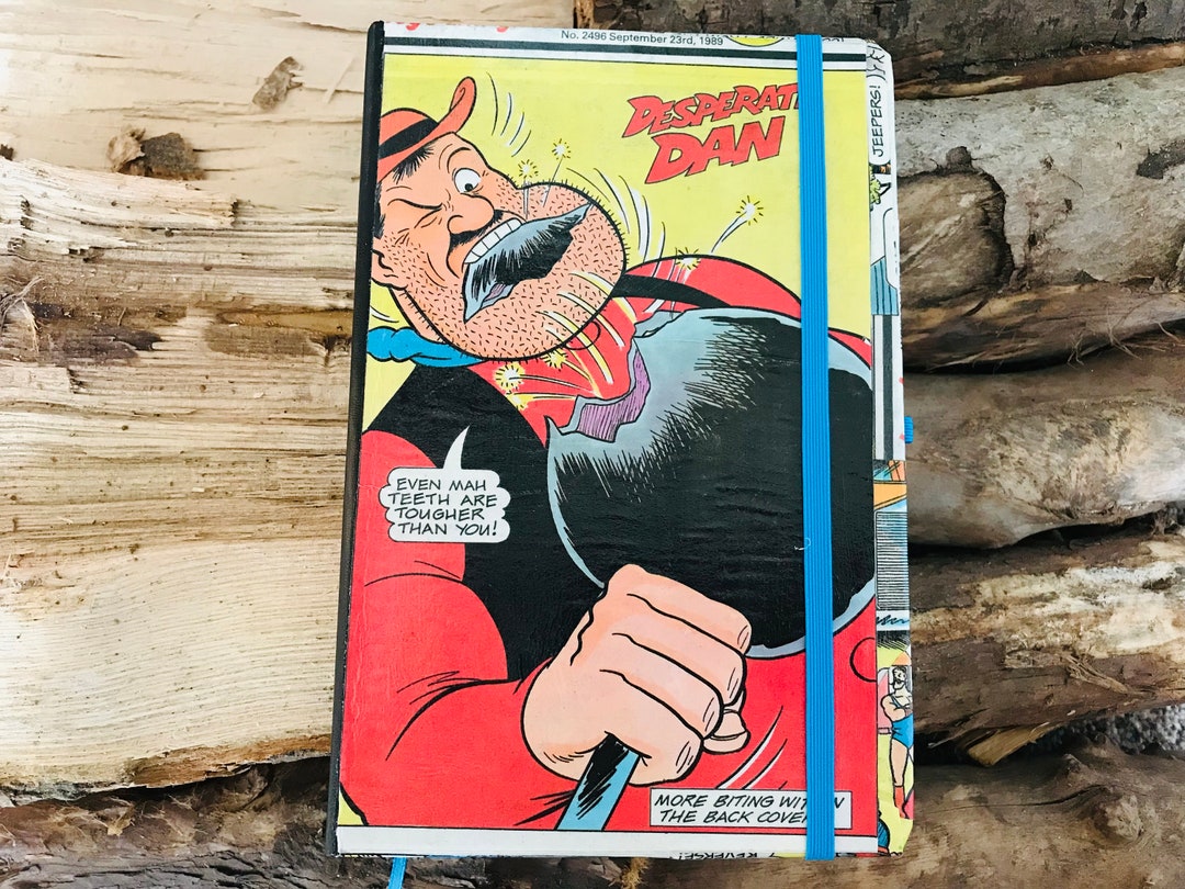 A5 Comic Style Notebook Vintage Comic Cover Notebook Lined Notebook ...