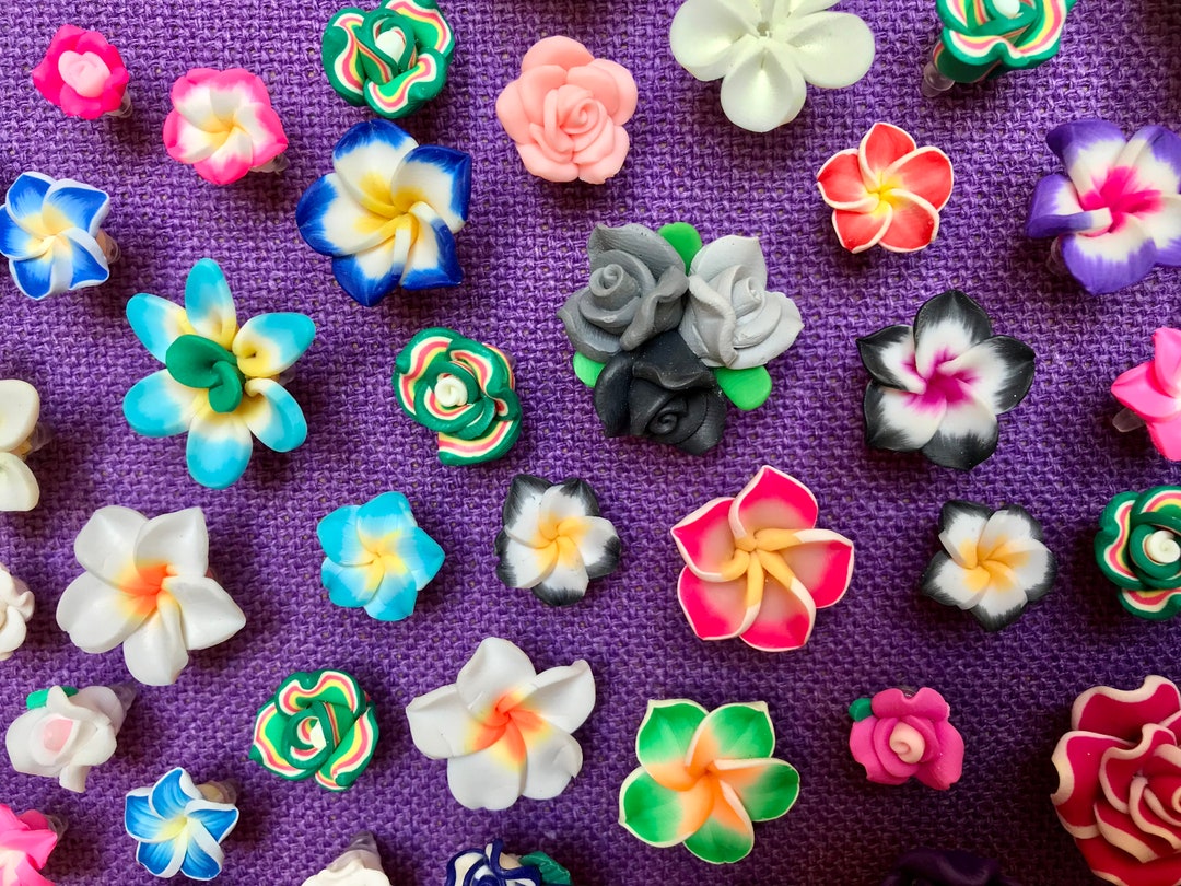 Flower Push Pins | Tropical Flower Pushpins | Floral Tacks | Cork Board ...