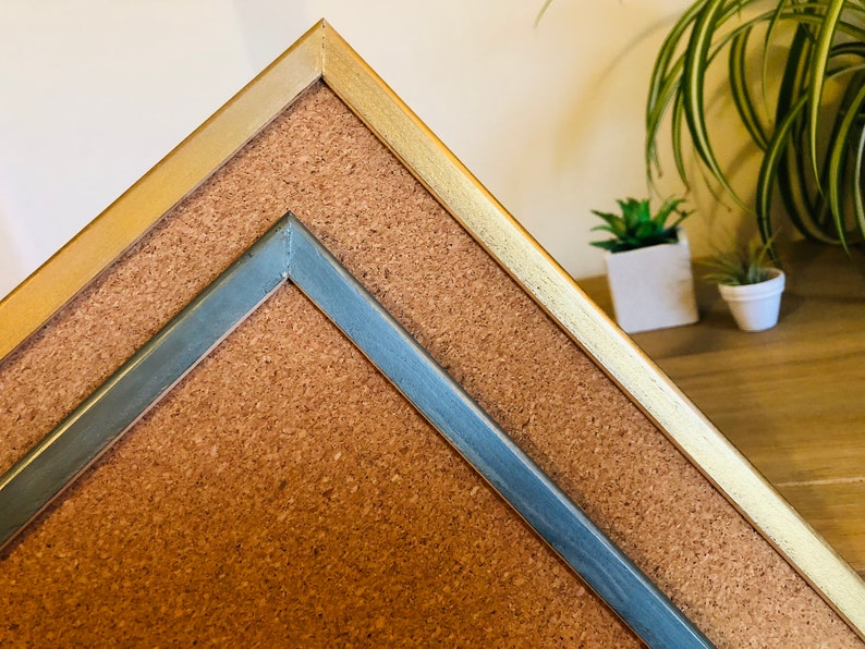 Pin Cork Board Two Sizes Small Pin Board Notice Board | Etsy UK