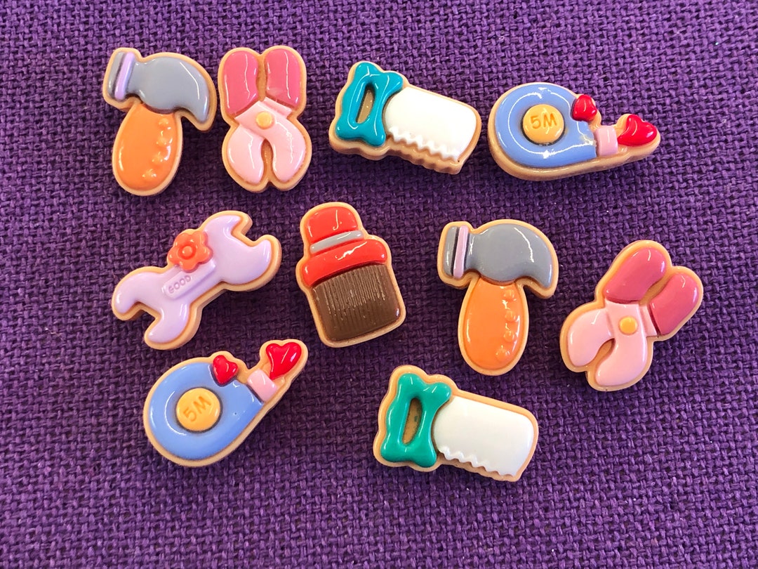 Kawaii Work Tools Push Pins Tool Pushpins Spanner Hammer - Etsy