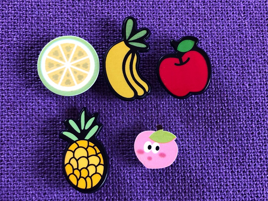 Fruit Push Pins Large Fruit Food Themed Pushpins Tacks Cork Board Pin ...