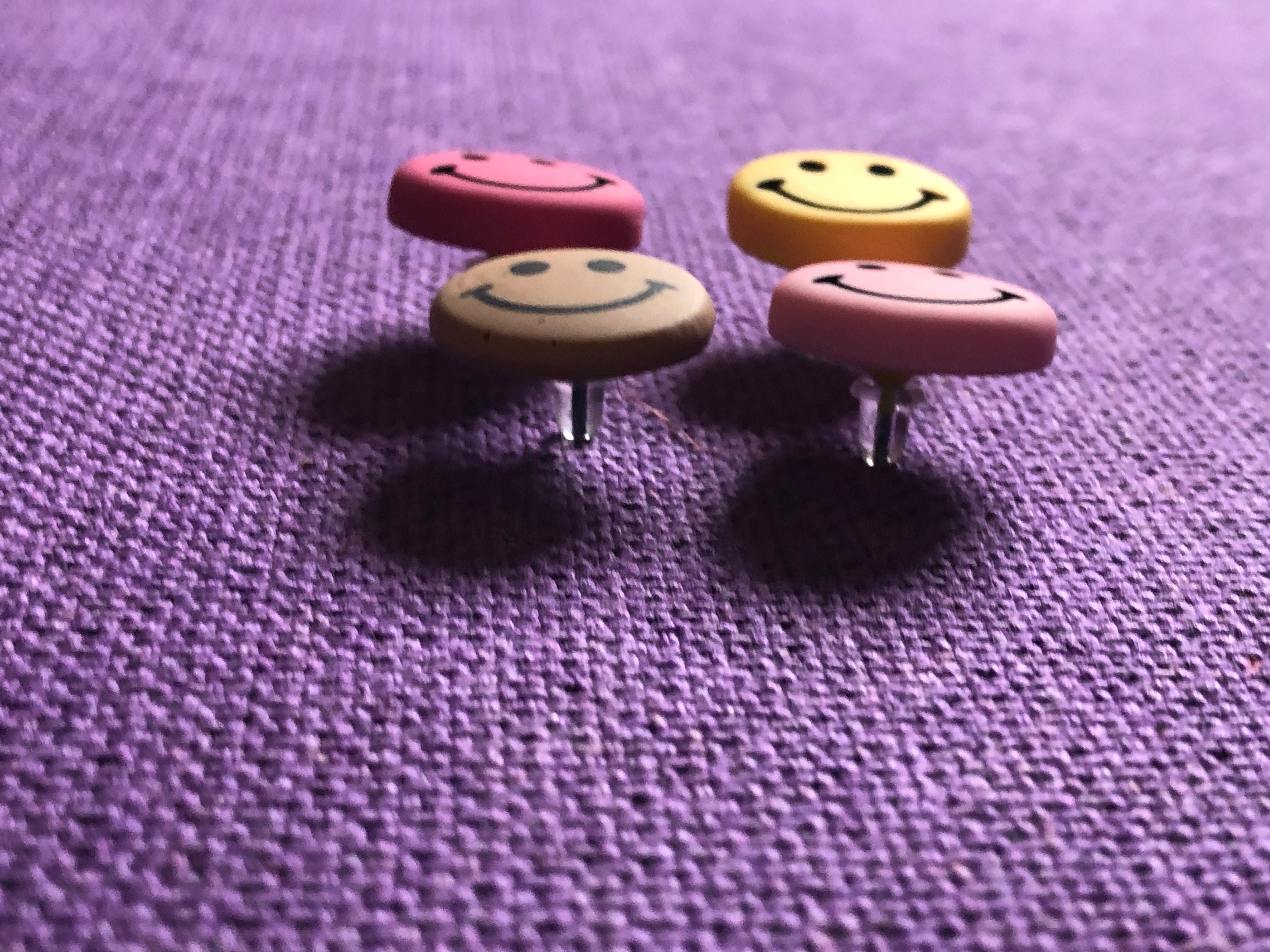 Smiley Face Push Pins Emoji Face Pushpins Smiley Face - Etsy