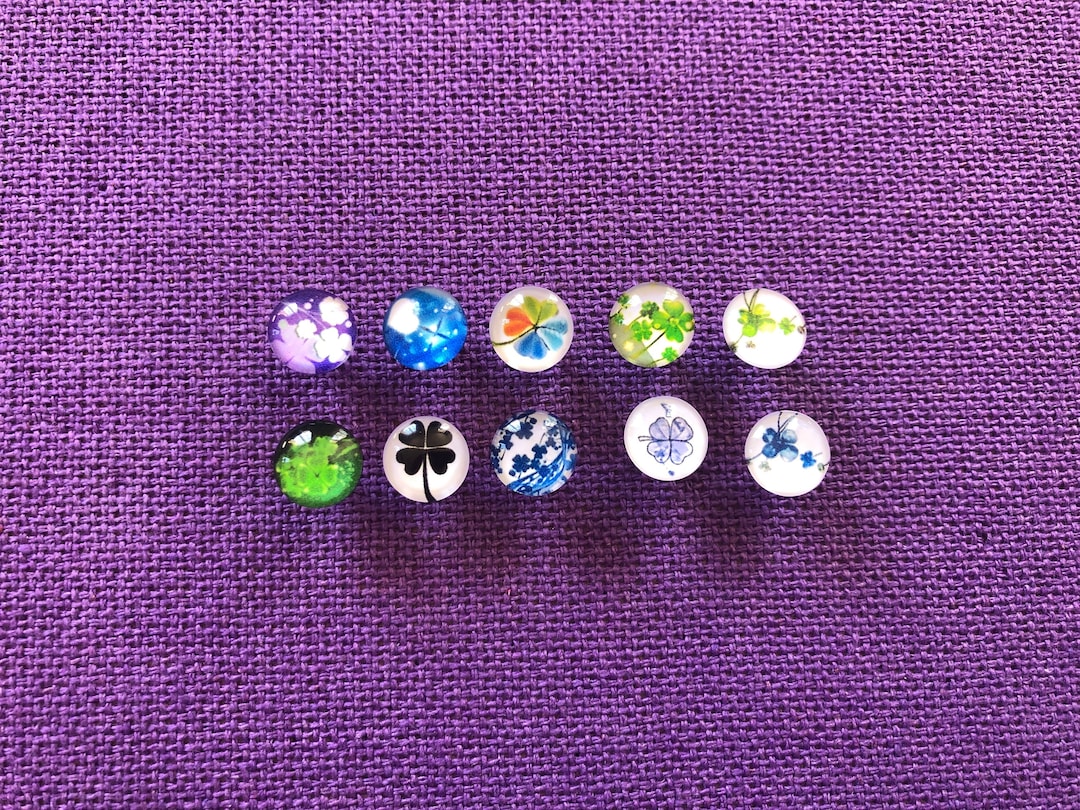 Clover and Shamrock Push Pins | Clover and Shamrock Pushpins | Cork ...