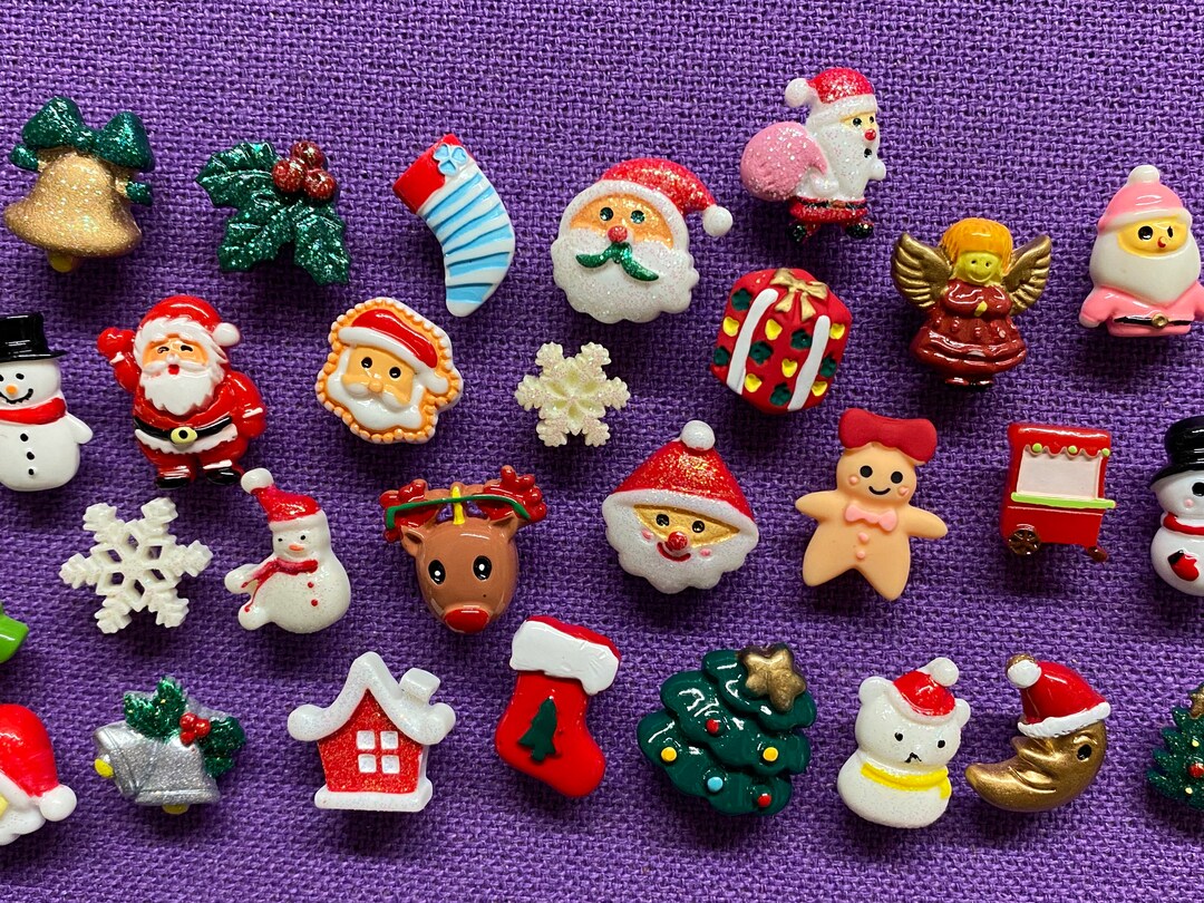 Cute Christmas Push Pins Xmas Pushpins Christmas Tacks Xmas Cork Board ...