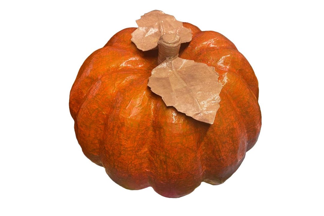 Extra Large Lifesize Handmade Pumpkin | Pumpkin Decor | Thanksgiving ...
