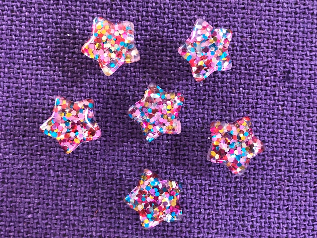 Star Push Pins | Sparkly Stars Pushpins | Glittery Tacks | Cork Board ...