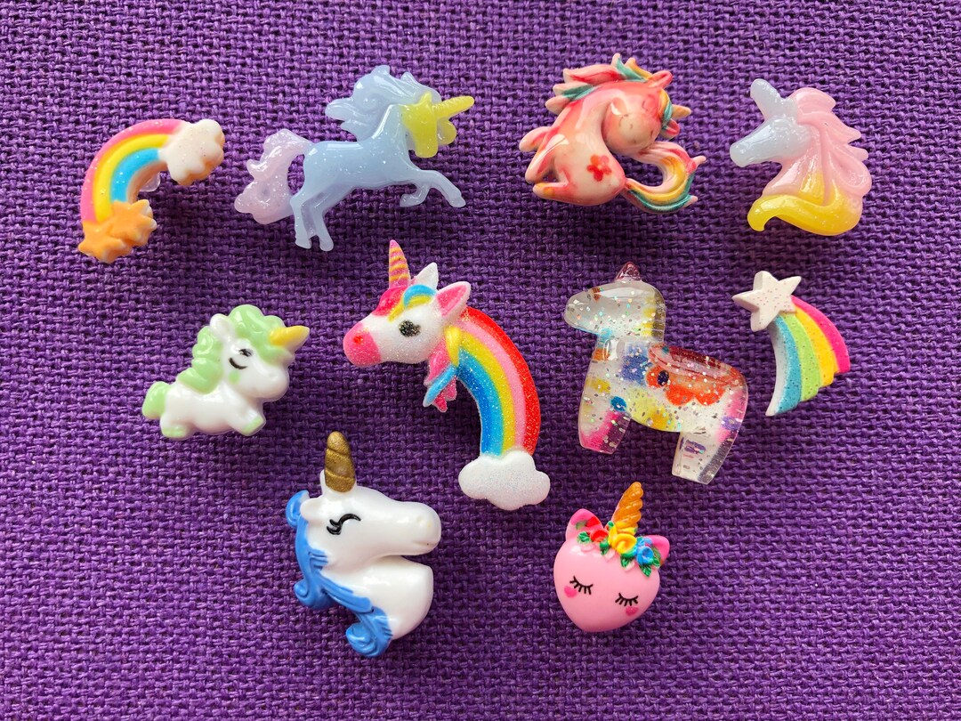 Unicorn Rainbow Push Pins | Cute Pushpins | Shimmery Tacks | Cork Board ...
