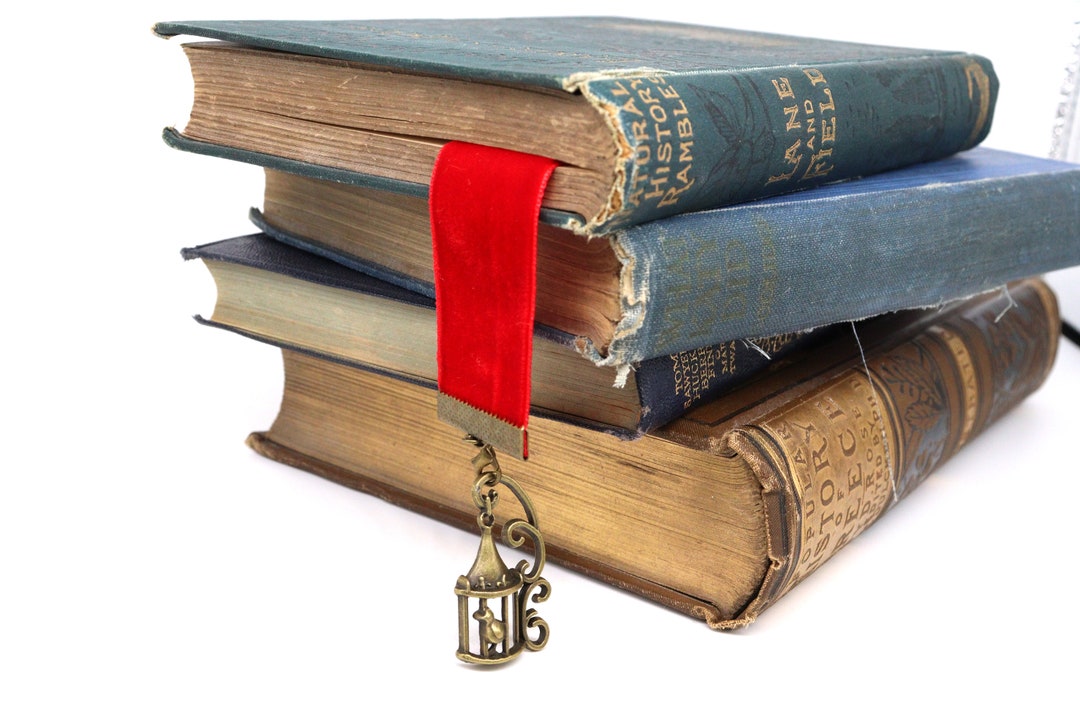 Luxury Book Mark | Red Velvet Book Mark | Gift for Book Lovers - Etsy