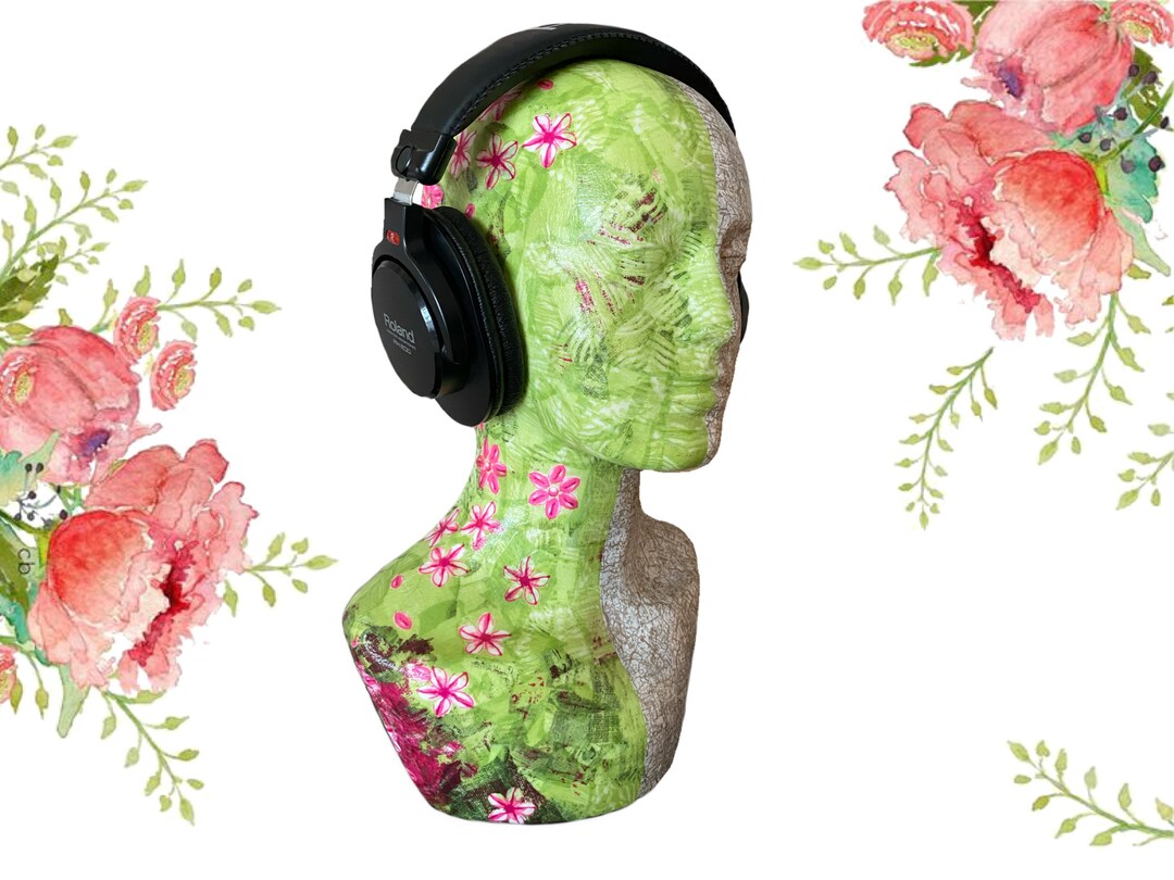 Mannequin Display Stand | Headphone Stand | Head Phone Storage | Hat ...