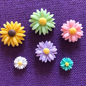 Multicolour Flower Magnets | Magnet Board Magnets | Magnetic Board ...