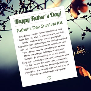 Father's Day Gift | Survival Kit | Funny Gift for Dad | Gift for Dad ...
