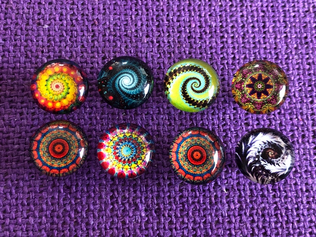 Abstract Swirl Push Pins Colourful Swirl Pushpins Tacks - Etsy
