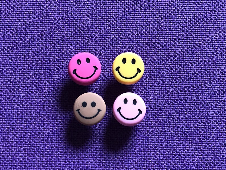 Smiley Face Push Pins Emoji Face Pushpins Smiley Face - Etsy