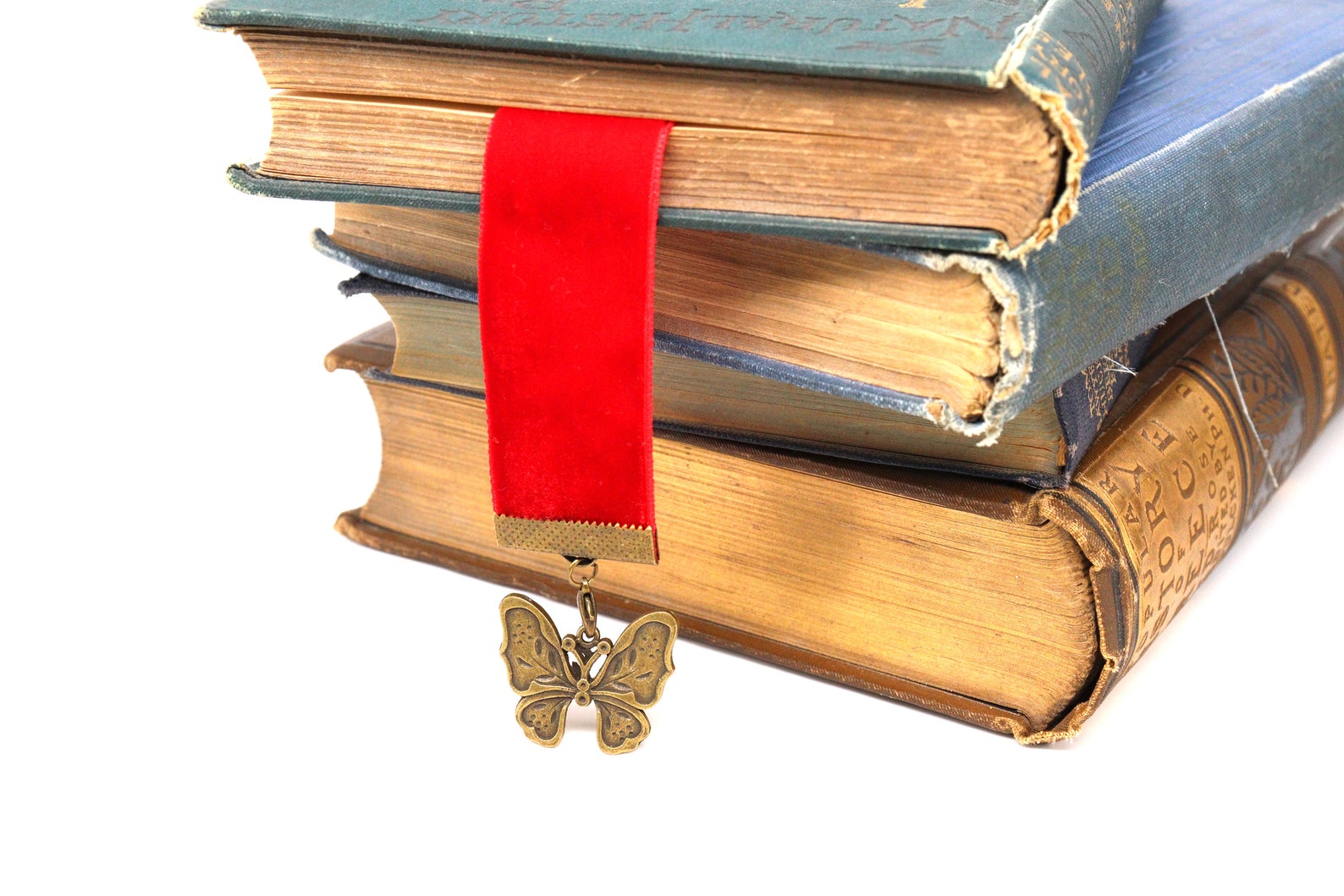 Marque de livre de luxe Marque de livre de velours rouge | Etsy France