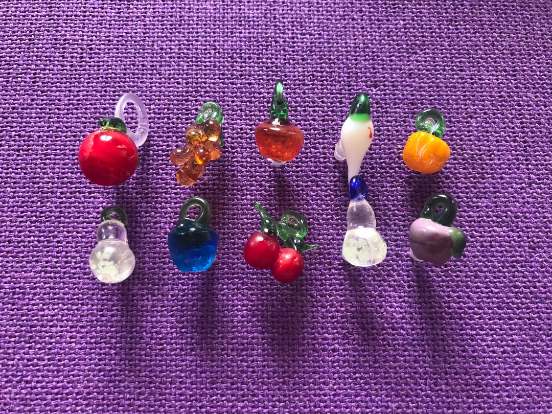 Fruit Push Pins | Glass Fruit Food Themed Pushpins | Tacks | Cork Board ...