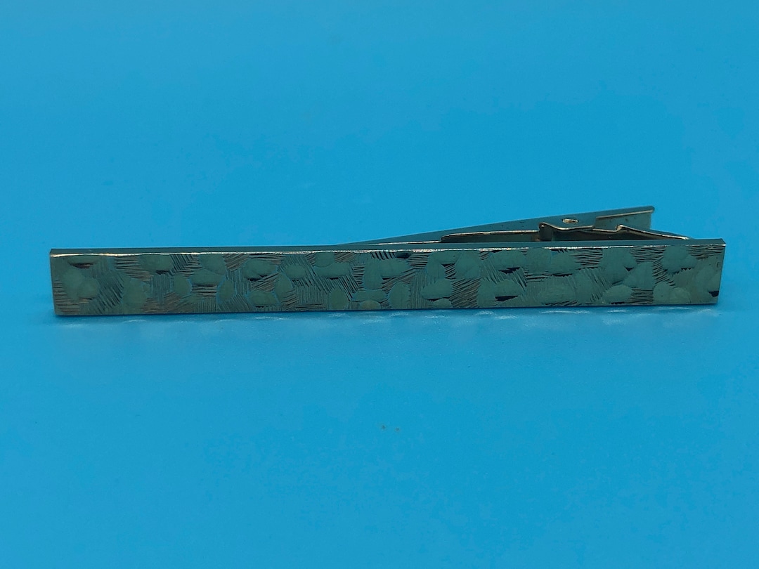 Vintage Stratton Gold Tone Textured Tie Bar | Gold Tone Stratton Tie ...