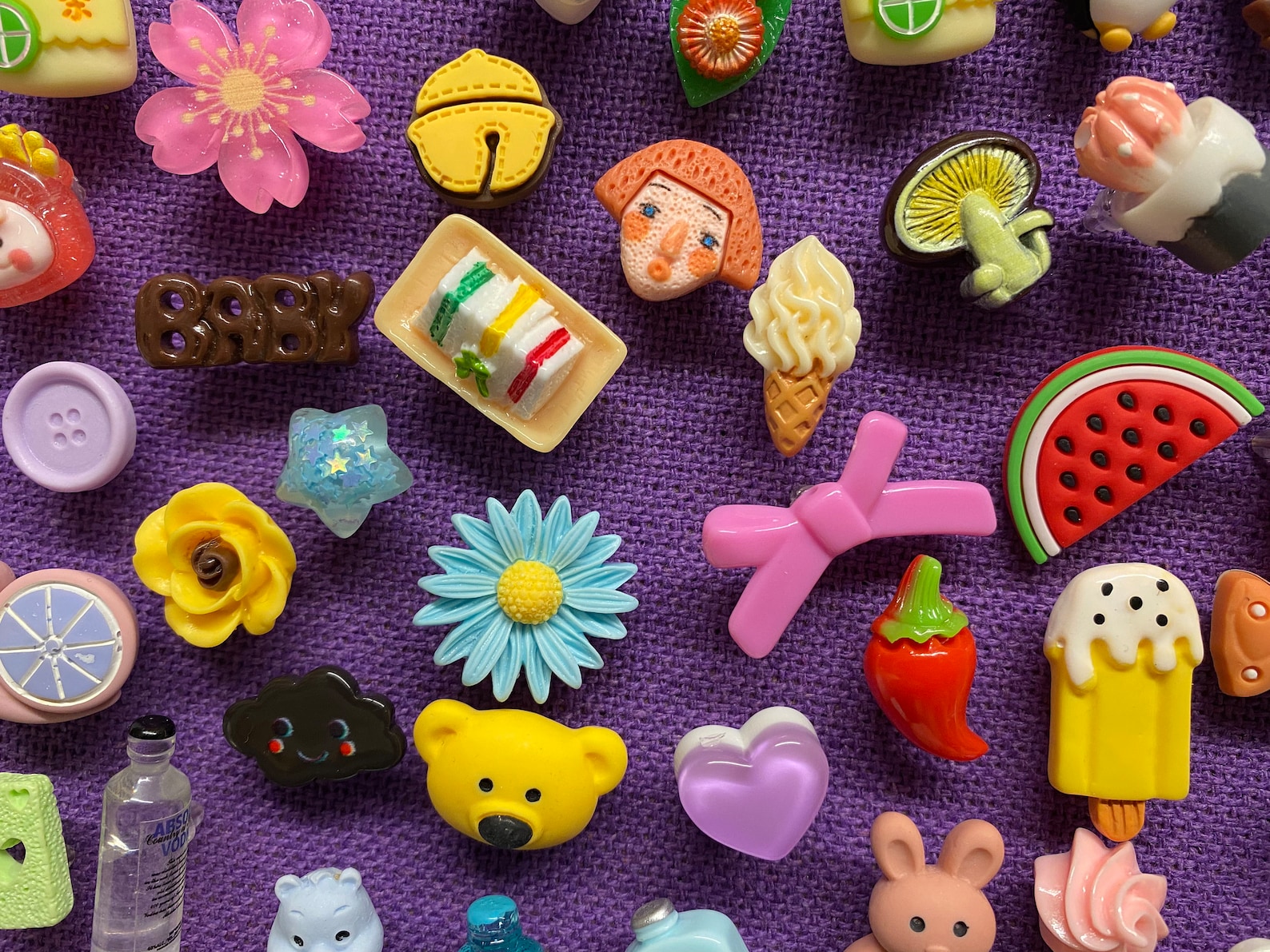 Random Cute Push Pins Kawaii Pushpins Lucky Dip Pins Pink Tacks Cork ...
