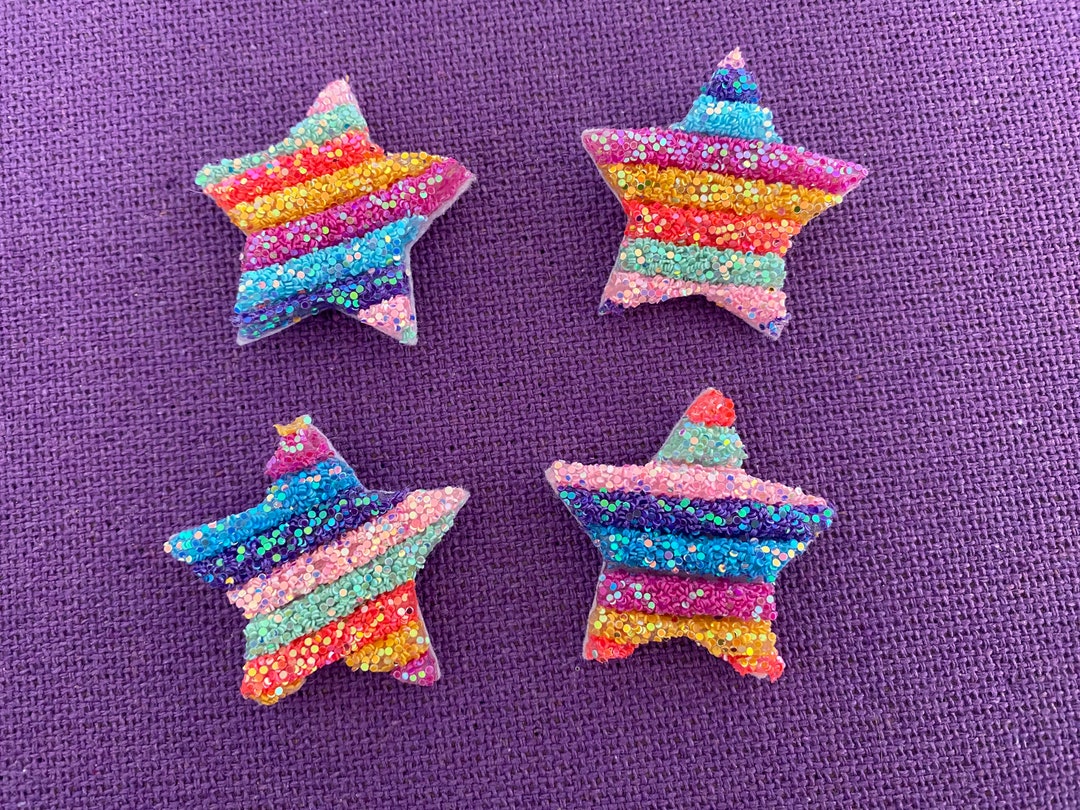 Rainbow Sparkly Star Magnets | Star Magnet Board Magnets | Magnetic ...