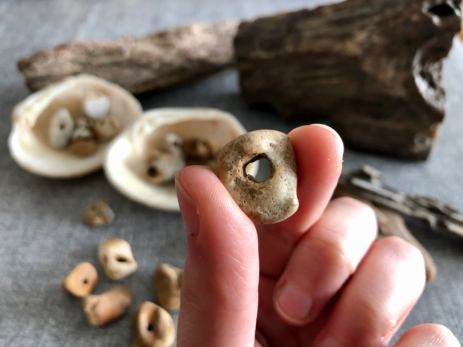 20 Small Hagstone Pebbles Witch Stones Holey Stones - Etsy