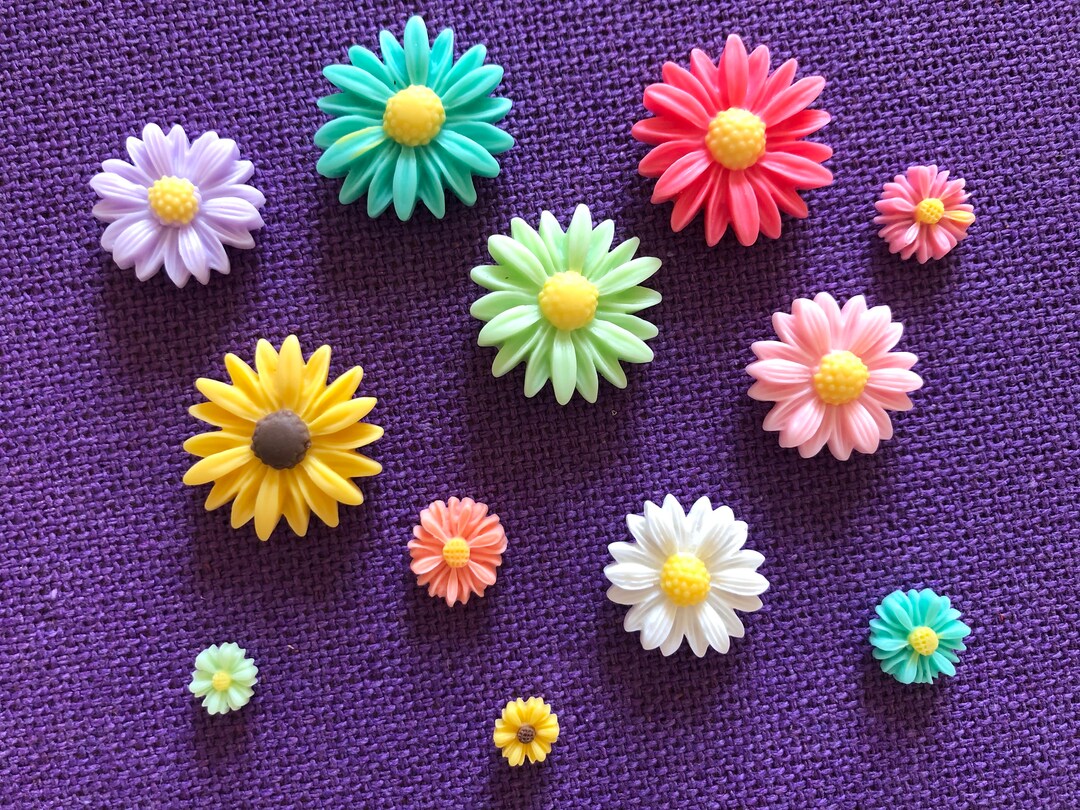 Multicolour Flower Magnets | Magnet Board Magnets | Magnetic Board ...