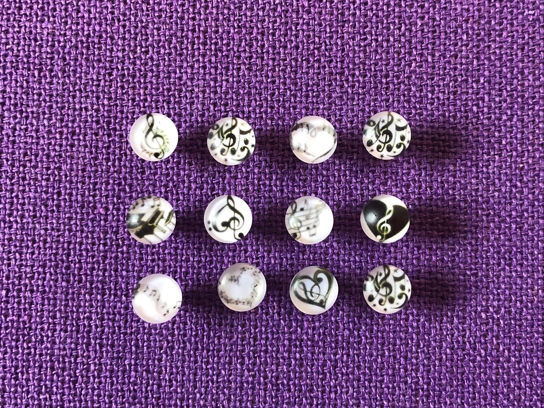 Music Themed Push Pins | Musical Notes Pushpins | Tacks | Cork Board ...