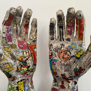 Comic Mannequin Hand | Colourful Cartoon Comics | Mannequin Hand ...